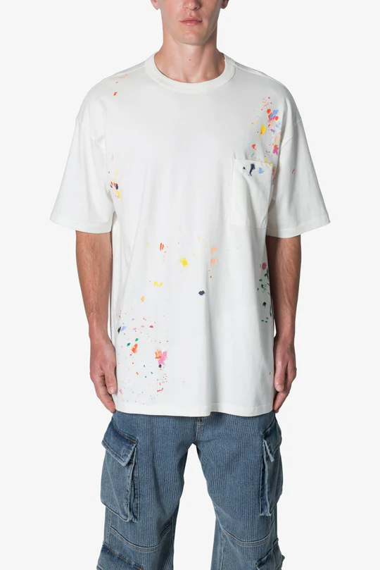 PAINT SPLATTER TEE - drezora